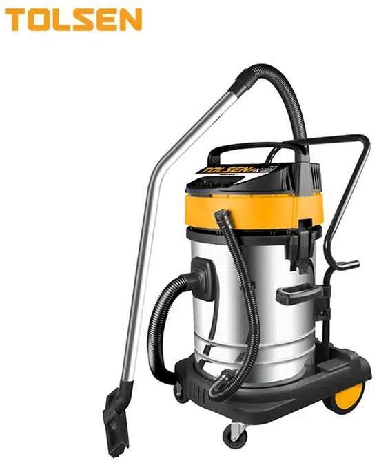 Tolsen Stofzuiger Industrial - Nat-/droogzuiger - 3000W - 80 liter tank ...