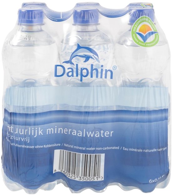 Pallet Dalphin water zonder koolzuur 168 * 9 flesjes 500 ml | bol