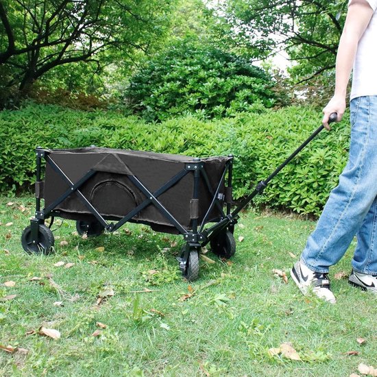 Opvouwbare Bolderkar met All Terrain Banden en Verstelbare ...
