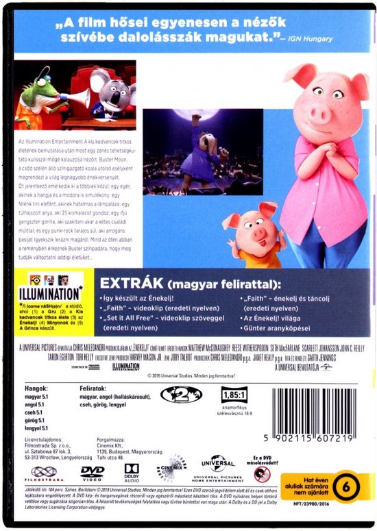 Sing [DVD] (Dvd), Animacja | Dvd's | bol