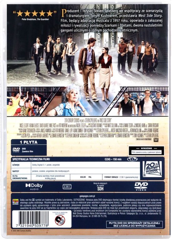 West Side Story [DVD] (Dvd), Ariana Debose | Dvd's | bol