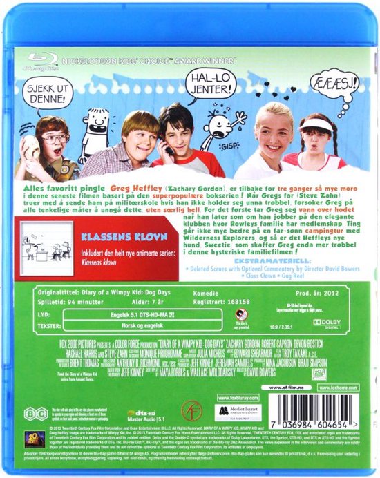 Het leven van een loser: Een hondenleven [Blu-Ray] (Blu-ray), Zachary ...