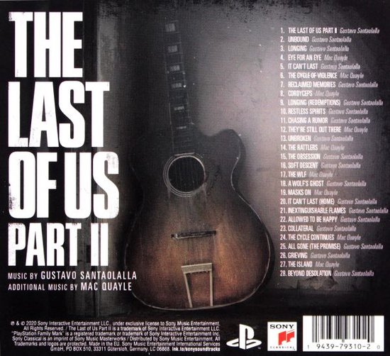 The Last Of Us Part II - Original Game Soundtrack, Gustavo Santaolalla ...