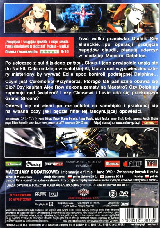Last Exile [DVD] (Dvd), Tony Pope | Dvd's | bol