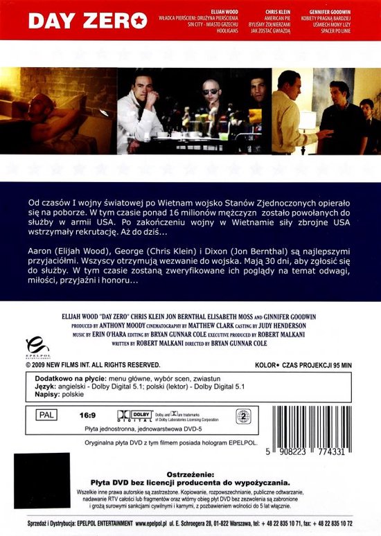 Day Zero [DVD] (Dvd), Elijah Wood | Dvd's | bol