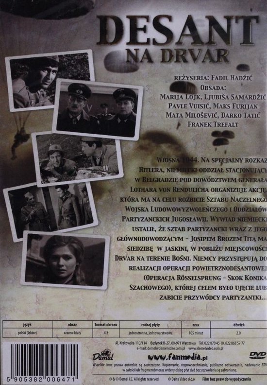 Desant na Drvar [DVD] (Dvd), Ljubisa Samardzic | Dvd's | bol