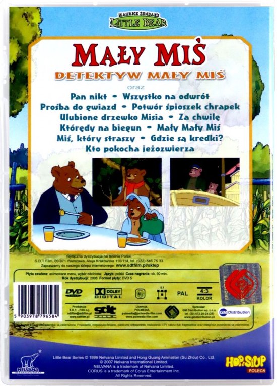 Little Bear [DVD] (Dvd), Andrew Sabiston | Dvd's | bol