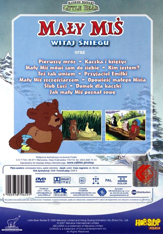 Little Bear [DVD] (Dvd), Andrew Sabiston | Dvd's | bol