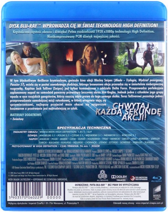 7 Seconds [Blu-Ray] (Blu-ray), Wesley Snipes | Dvd's | bol