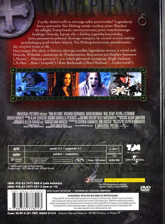 Van Helsing [DVD] (Dvd), Kate Beckinsale | Dvd's | bol