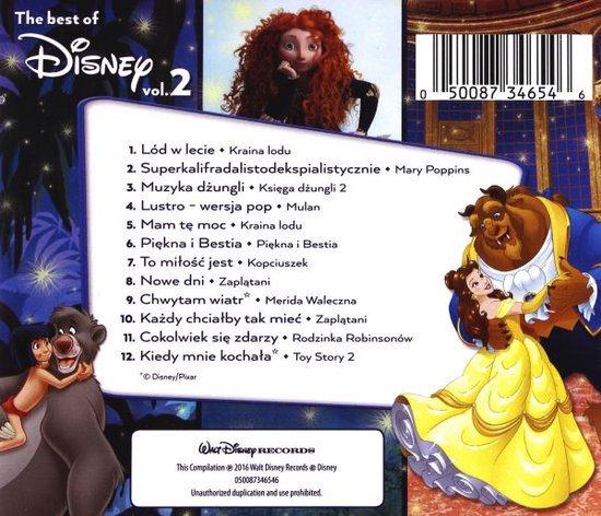 Best of Disney vol. 2 [CD], various artists | Muziek | bol