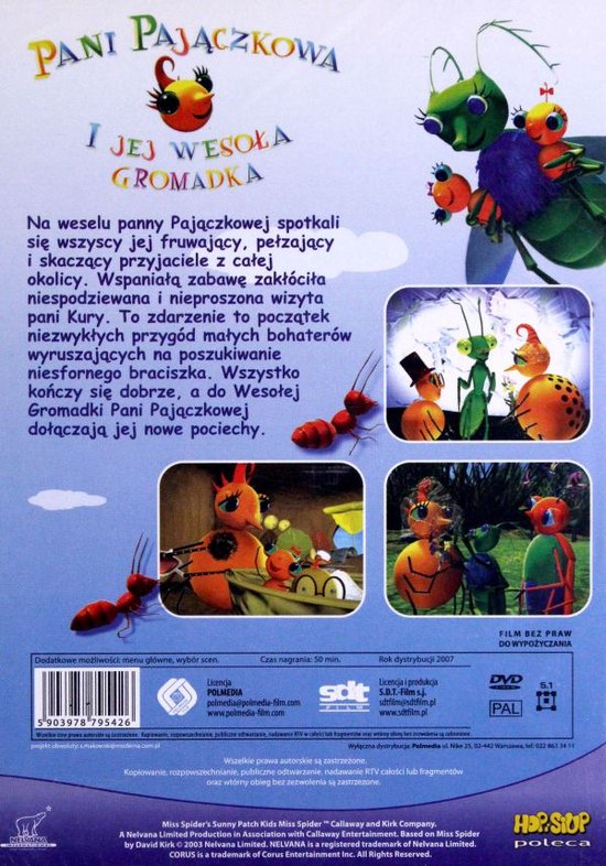 Pani Pająkowa i jej wesoła gromadka [DVD] (Dvd), Edward Dymek | Dvd's | bol