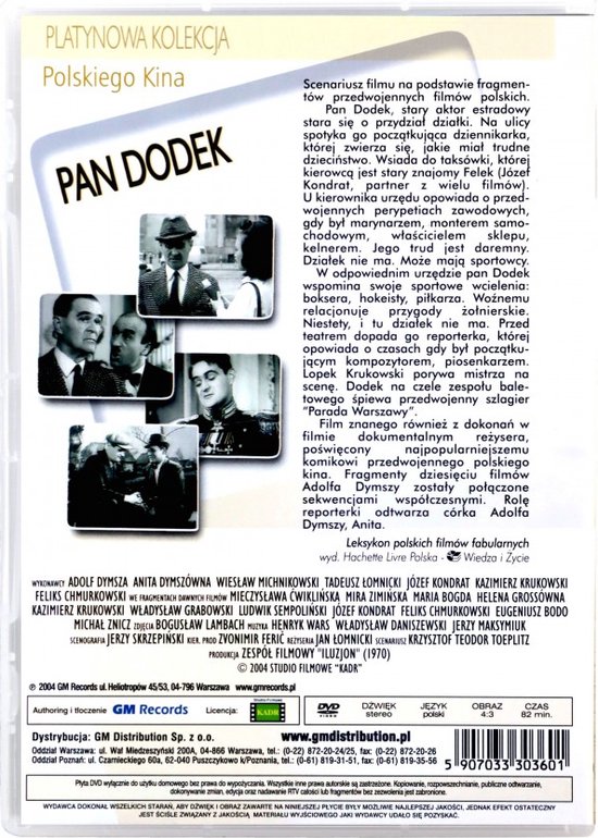 Pan Dodek [DVD] (Dvd), Adolf Dymsza | Dvd's | bol