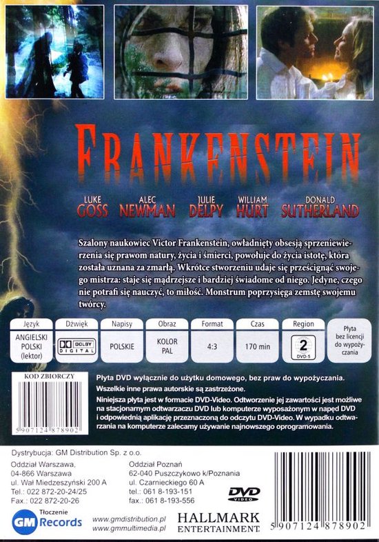 Frankenstein [DVD] (Dvd), Alec Newman | Dvd's | bol.com