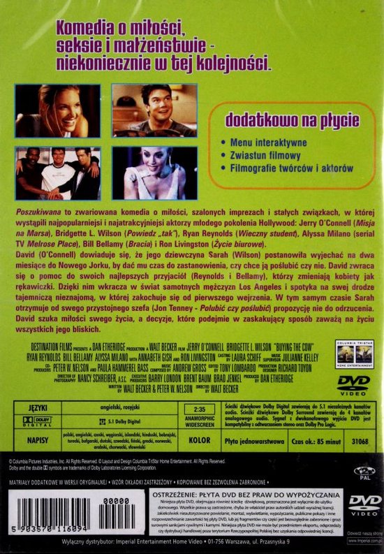 Buying the Cow [DVD] (Dvd), Jerry O'Connell | Dvd's | bol