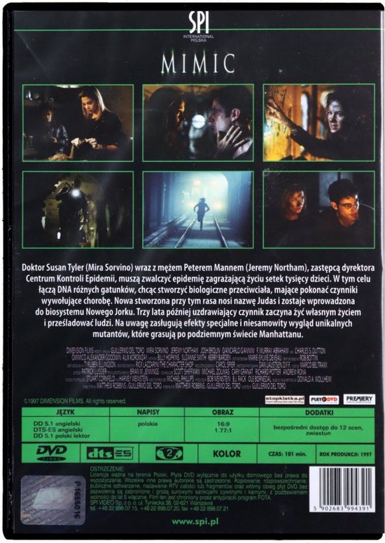 Mimic [DVD] (Dvd), Jeremy Northam | Dvd's | bol