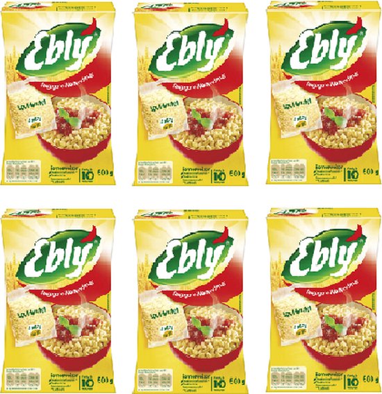 Ebly zachte tarwe 4 stuks van elk 125 g, zak voor 10 minuten koken 6 ...