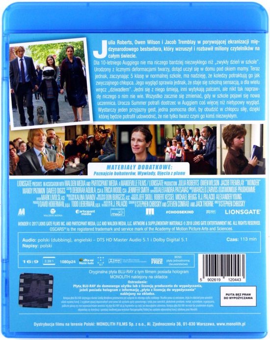 Wonder [Blu-Ray] (Blu-ray), Owen Wilson | Dvd's | bol