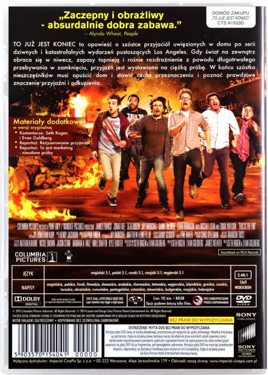 This Is the End [DVD] (Dvd), Michael Cera | Dvd's | bol