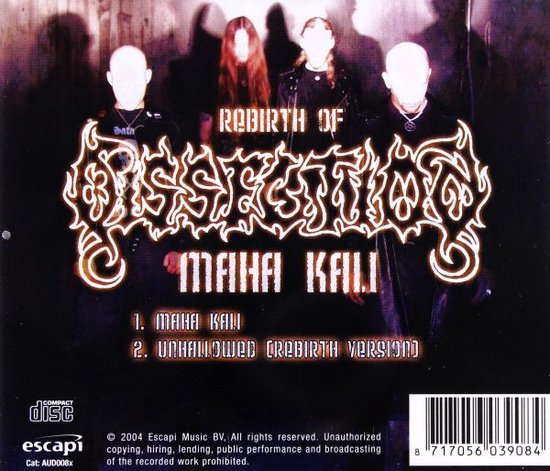 Maha Kali, Dissection | CD (album) | Muziek | bol