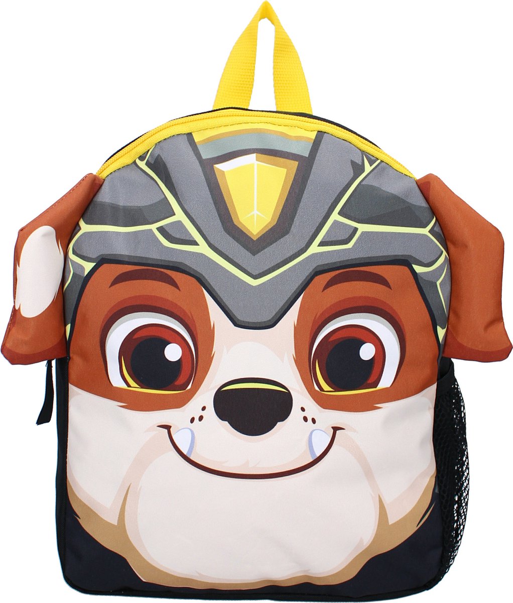 Paw Patrol The Mighty Movie Fluffy Friends - Zwart - Rubble | bol