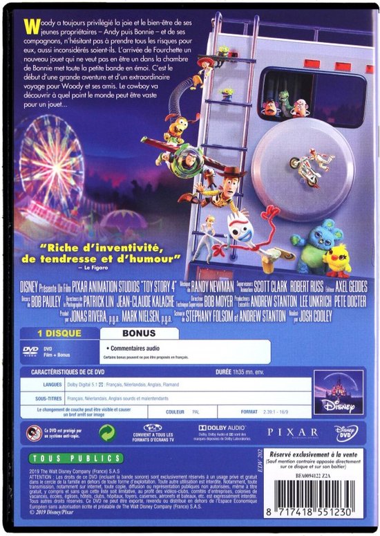 Toy Story 4 [DVD] (Dvd), Tony Hale | Dvd's | bol