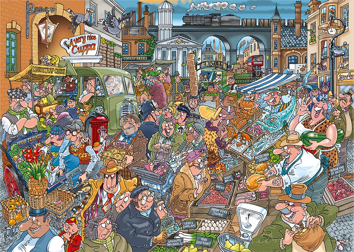 Wasgij Destiny 26 Puzzel- Barstensvol Bio! - 1000 stukjes | bol.com