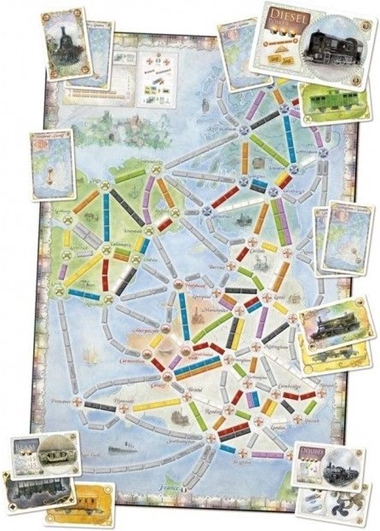 Ticket to Ride UK & Pennsylvania - Uitbreiding - Bordspel | Games | bol