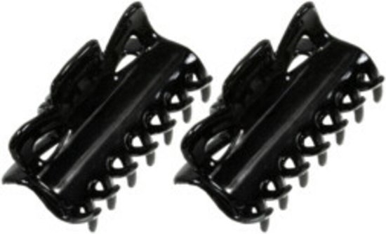 2x Zenner Haarklem Stay-in-Hair Zwart 2 stuks | bol