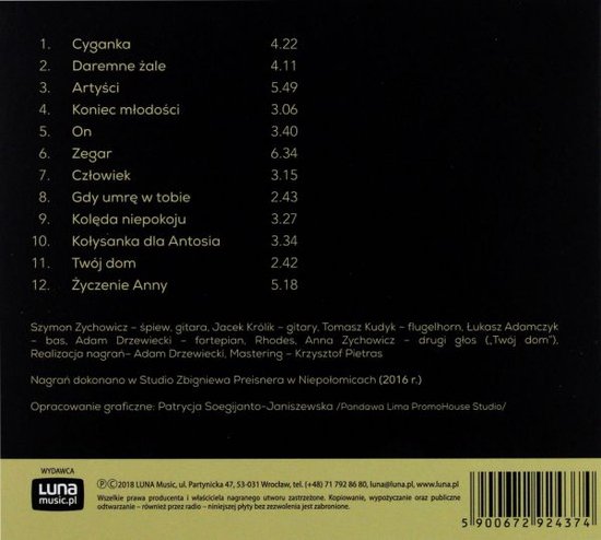 Szymon Zychowicz: Lalilu (digipack) [CD], Szymon Zychowicz | Muziek | bol