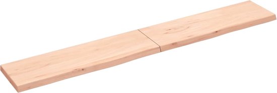 The Living Store Wandplank Massief Eikenhout - 200 x 30 x 4 cm ...