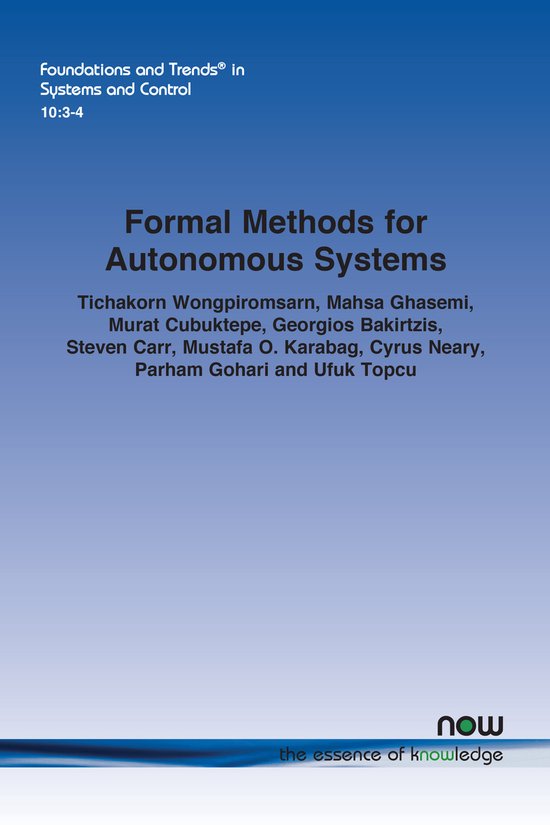 Foundations and Trends® in Systems and Control- Formal Methods for ...