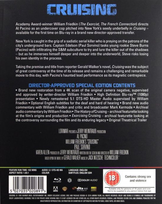 Cruising (Blu-ray), Richard Cox | Dvd's | bol