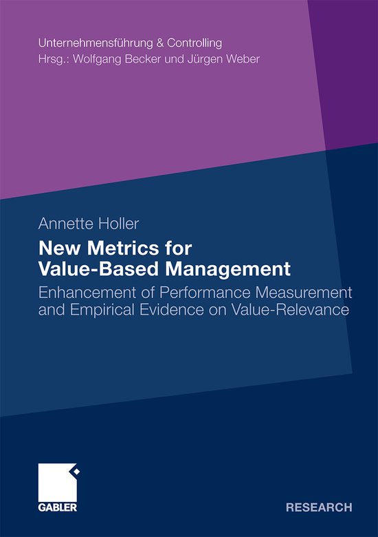 New Metrics Value-Based Management | 9783834918697 | Annette Holler ...