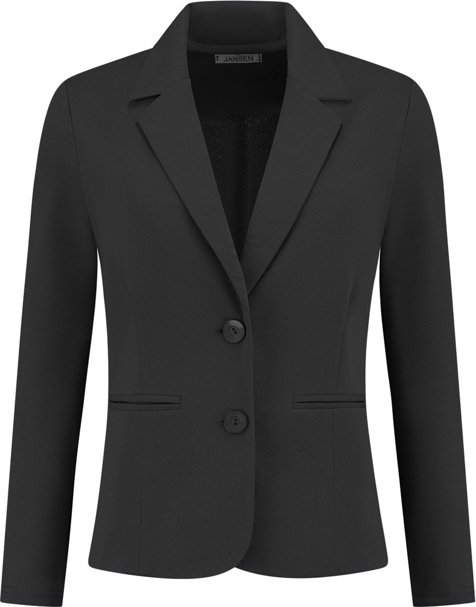 Zwarte dames blazer | BY-Jansen - NYF | Maat L | bol.com