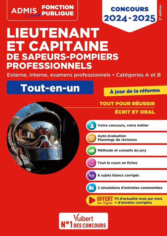 Concours Lieutenant et Capitaine de sapeurs-pompiers professionnels - Catégories A et... | bol