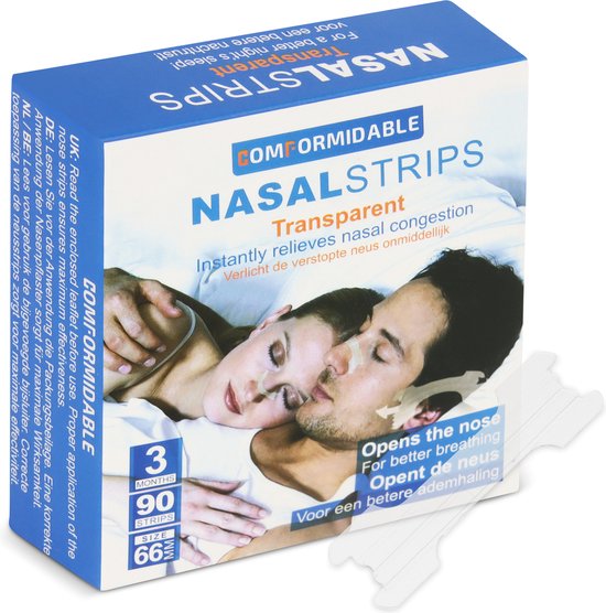 Comformidable® Neusstrips Transparant – Anti Snurk Strips ...