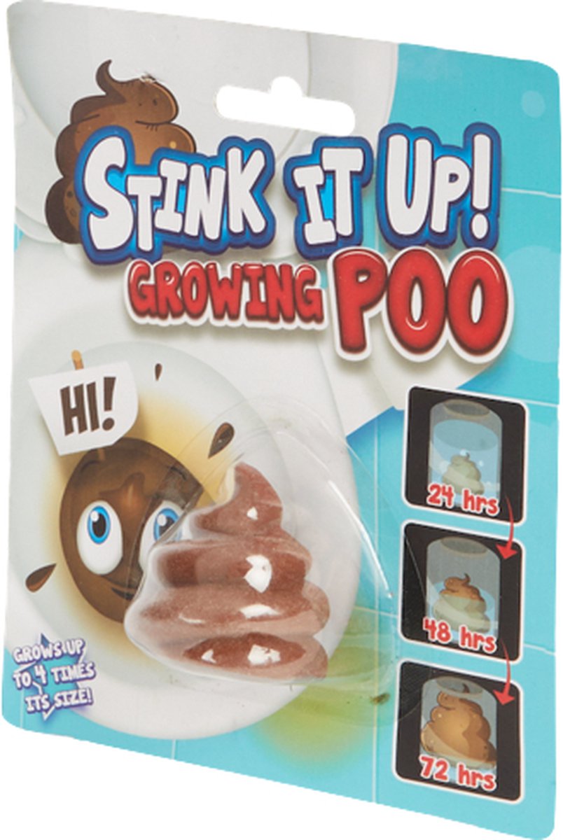 Groeiende drol - Set van 2 - Groeit tot 4 x zo groot in 3 dagen - Fun ...