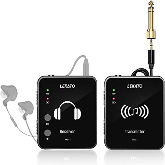 LEKATO MS-1 Draadloos In-Ear Monitor Systeem | bol
