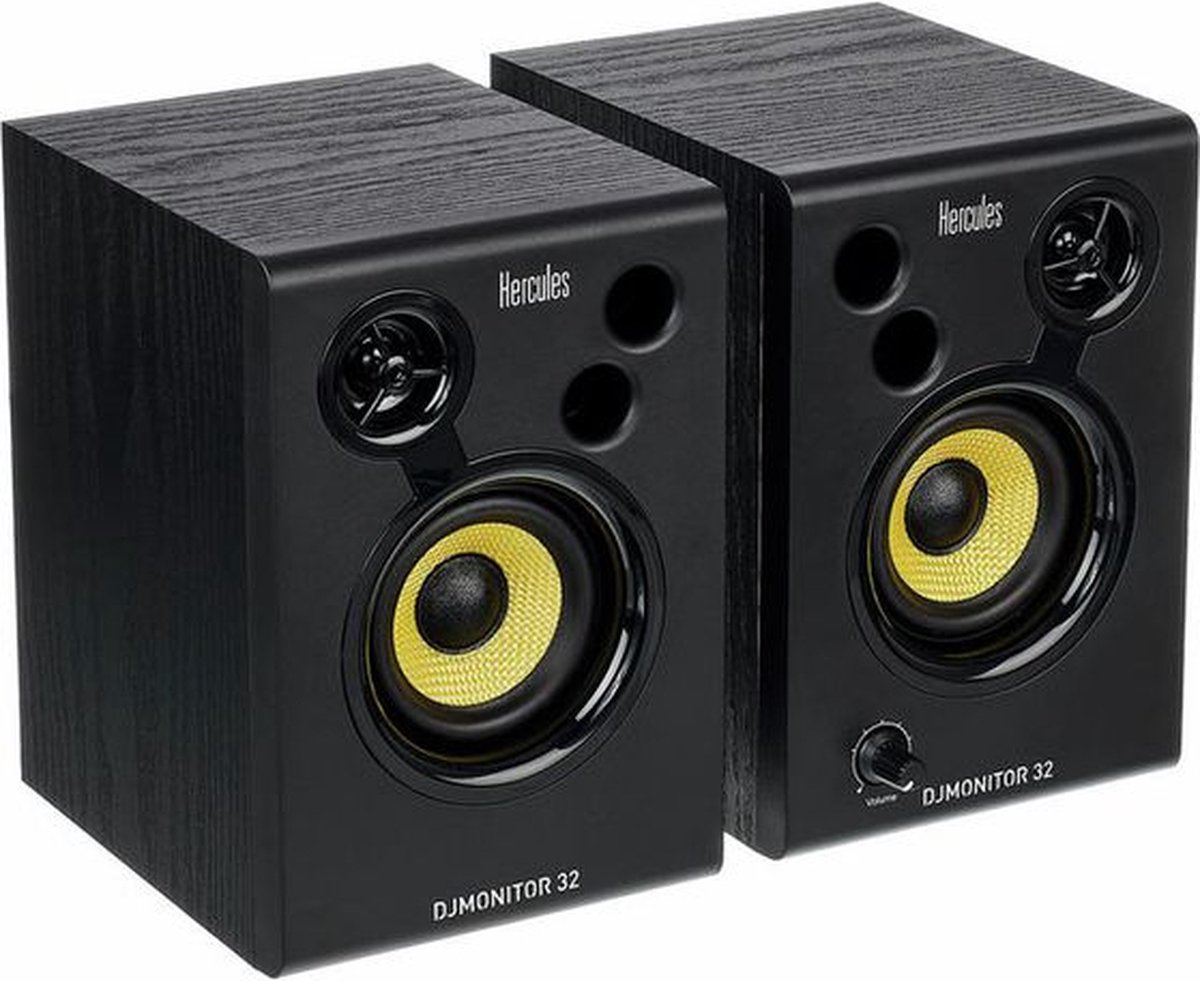Hercules DJ studio monitor - DJ monitors - Set van 2 - Zwart - studio ...