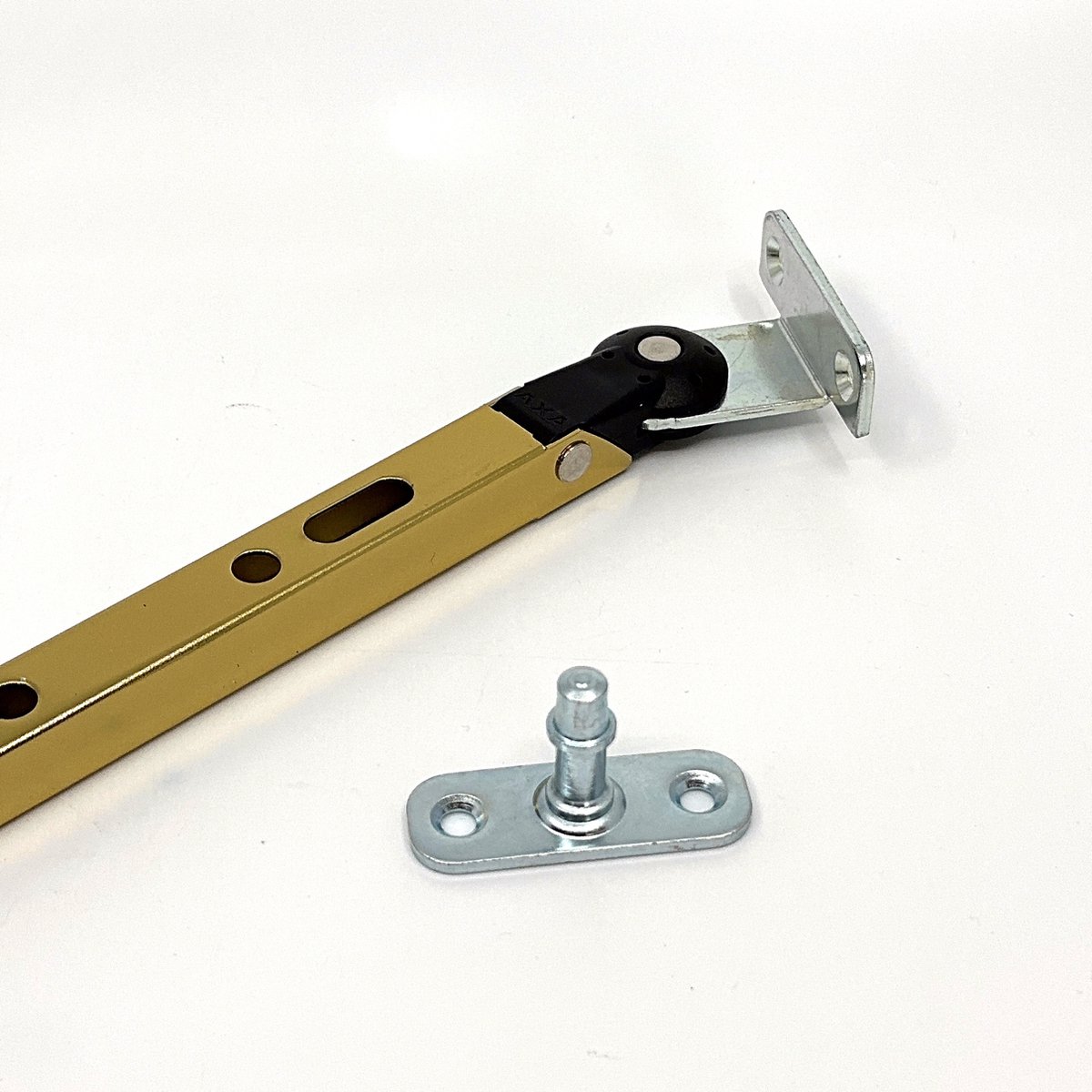 GAMMA raam-uitzetijzer / raamuitzetter - Messing - 30 cm - 6 standen ...