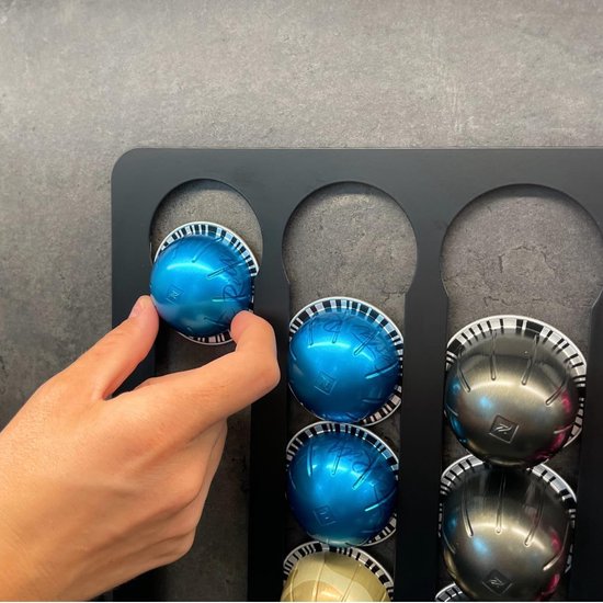 Capsulehouder voor Nespresso, bewaarhouder, Vertuo, capsules, wand ...