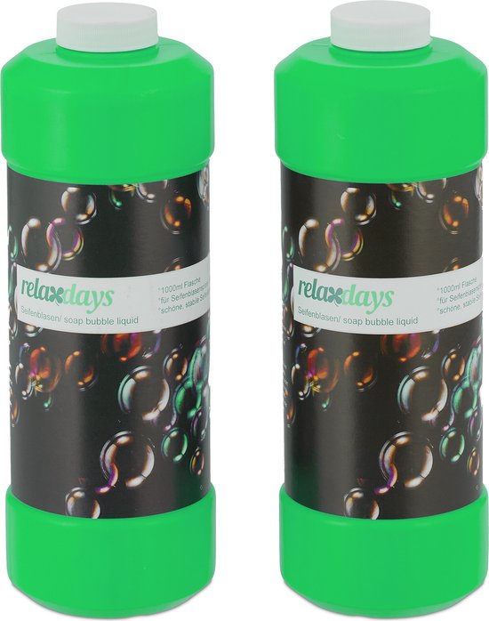 bellenblaas navulling - set van 2 - bellenblaas vloeistof - 1 l ...