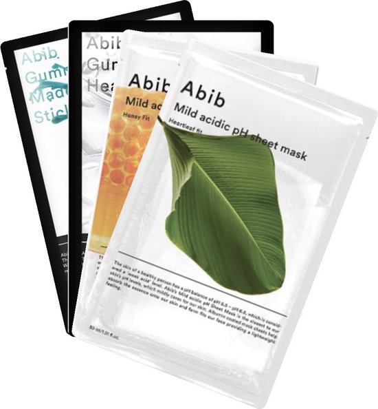 Abib Mask Bundle 4 pieces- Korean skincare | bol.com