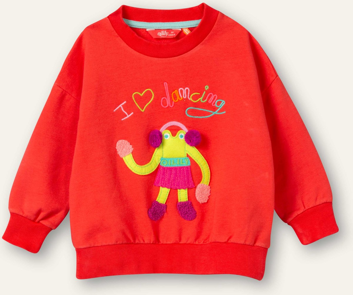 Oilily Heritage - Sweater - Meisjes - Rood - 74 | bol