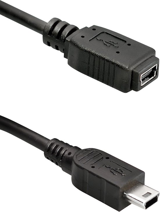 Powteq - USB 2.0 mini verlengkabel - 1.2 meter - USB 2.0 - High speed ...