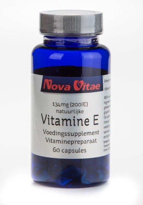 Nova Vitae - Vitamine E - 200 IE - 60 capsules | bol
