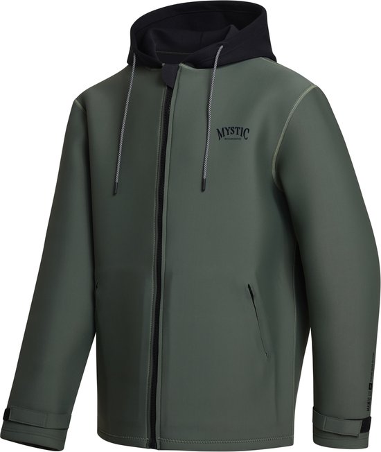 Mystic Manic Neoprene Jacket 2mm - 2023 - Dark Olive - XL | bol.com