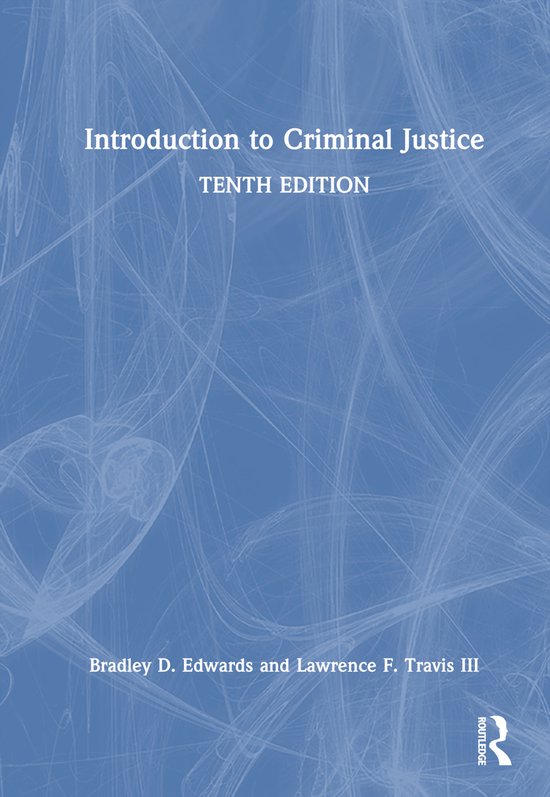 Introduction to Criminal Justice, Bradley D. Edwards | 9781032378831 ...