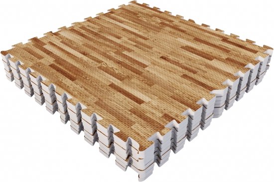 Gorilla Sports Vloermatten - Lichte houtlook - 8 stuks - 2,88 m² ...